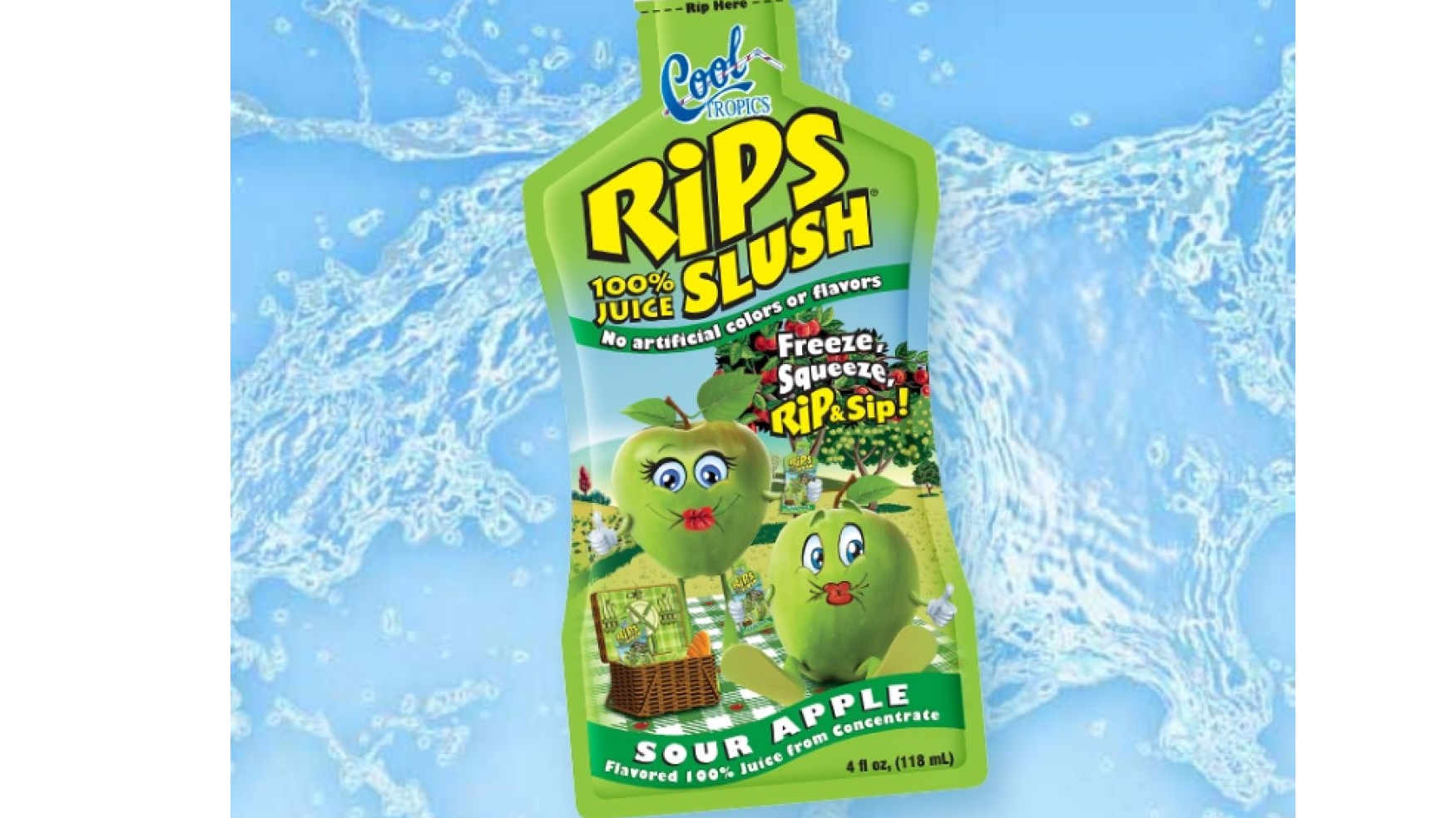 RIPS SLUSH SOUR APPLE